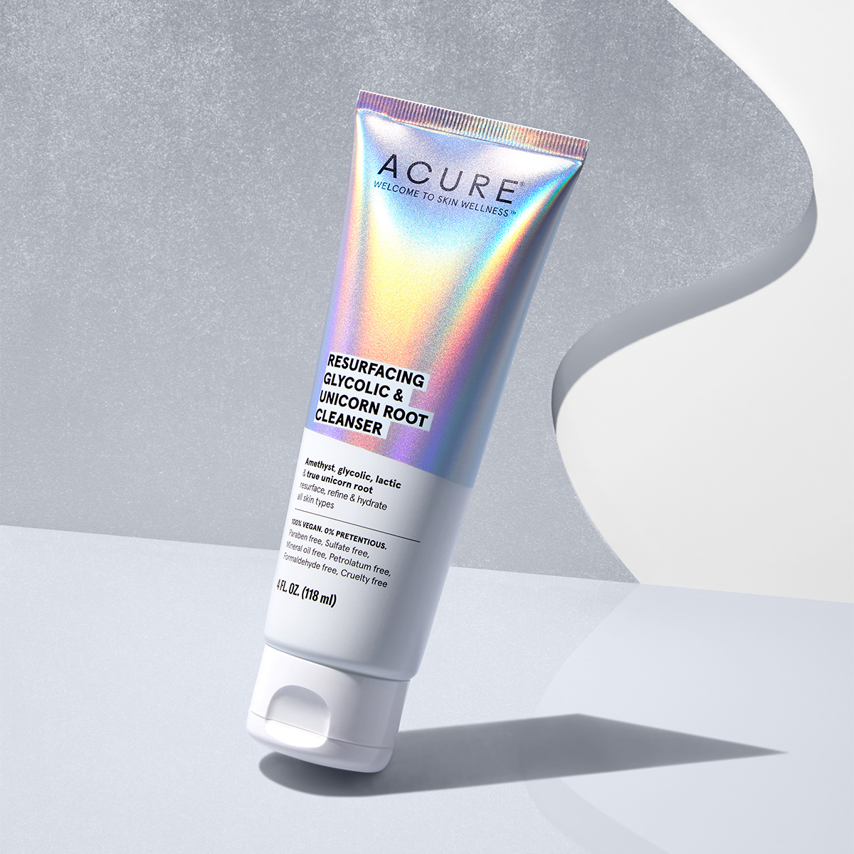 RESURFACING GLYCOLIC & UNICORN ROOT CLEANSER - ACURE Australia